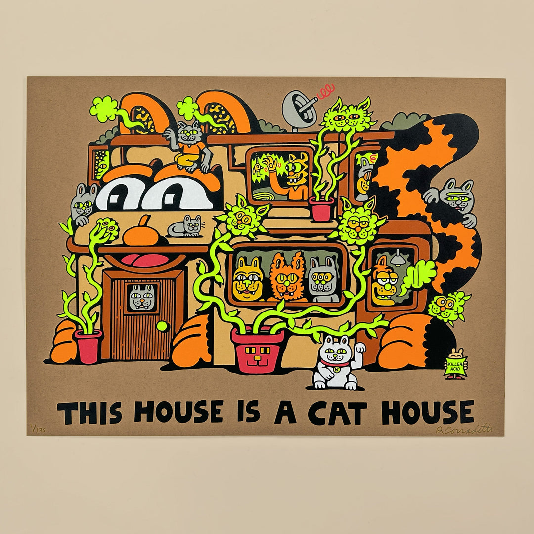 Cat House Screen Print – Killer Acid