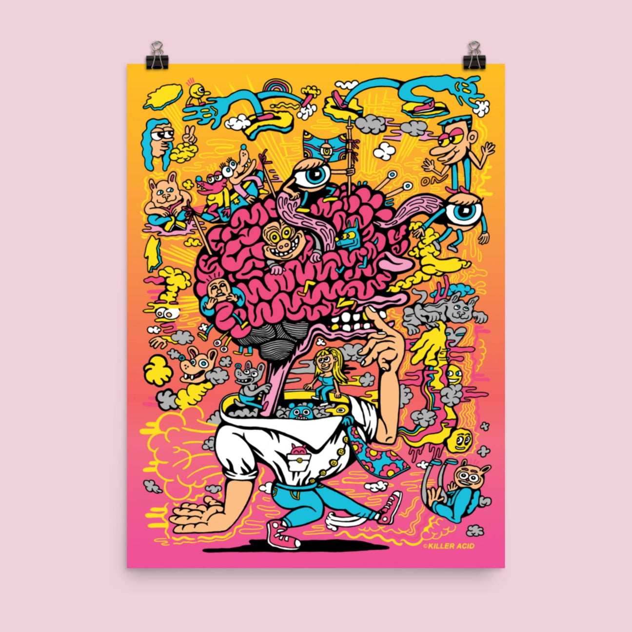 Flip Your Lid Poster – Killer Acid