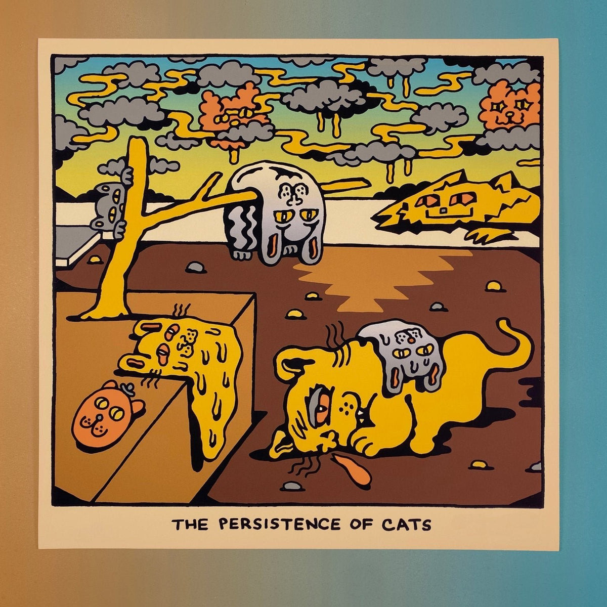 Melted Cats Poster – Killer Acid