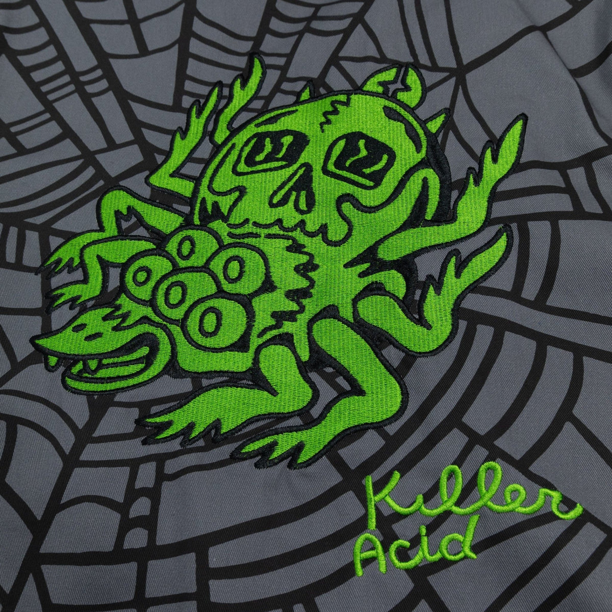 Tangled Web Varsity Jacket – Killer Acid