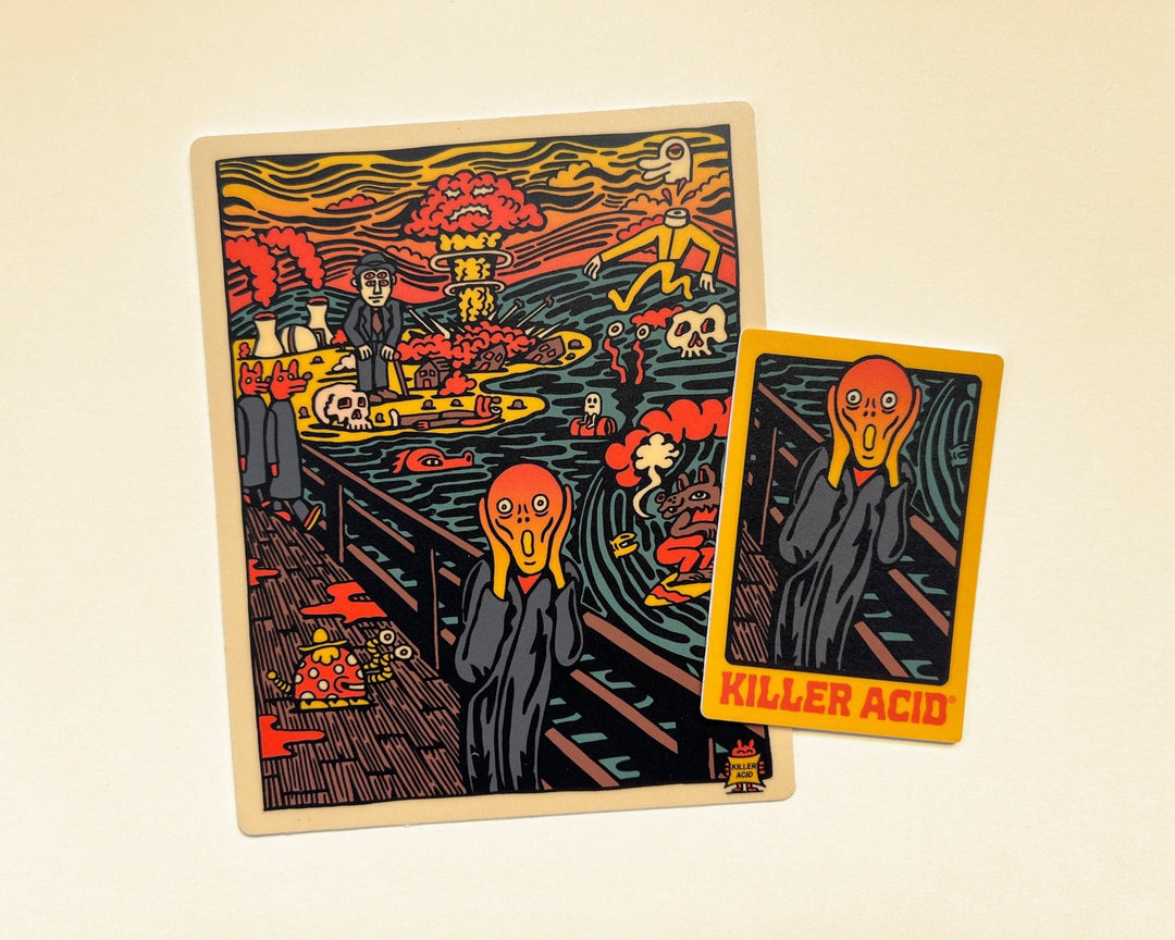 The Scream Sticker – Killer Acid
