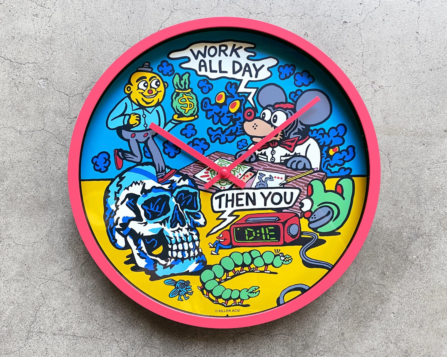 Work All Day Clock – Killer Acid